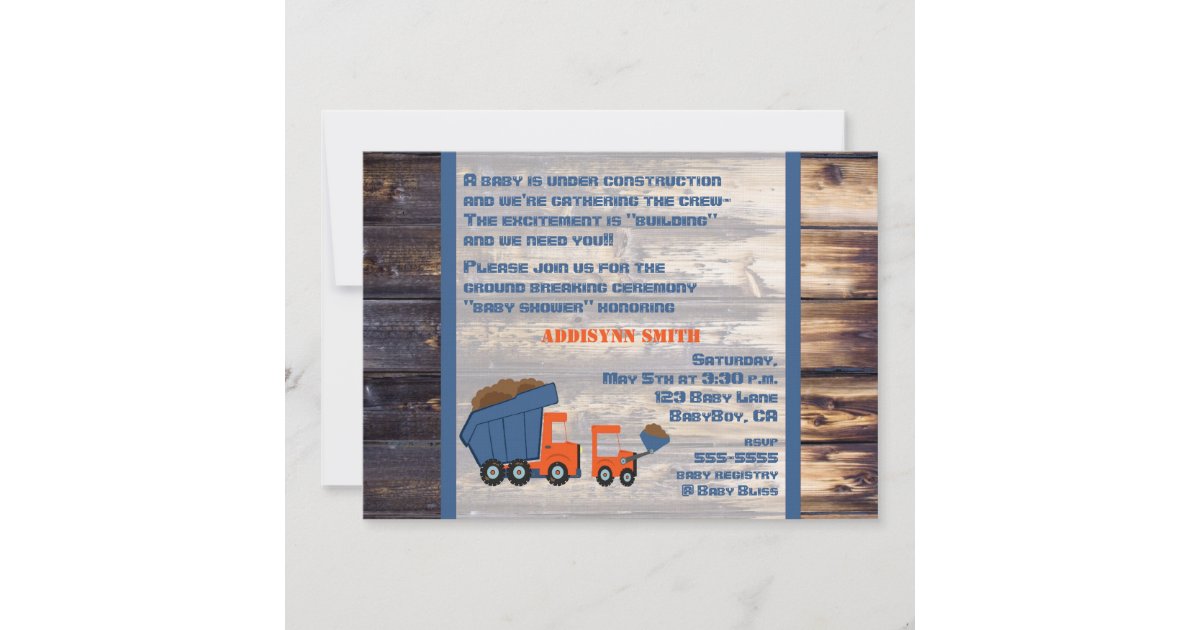 Under Construction Invitation | Zazzle