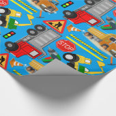 Under construction | wrapping paper | Zazzle