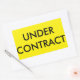 UNDER CONTRACT Sticker for Real Estate Sign | Zazzle