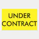 UNDER CONTRACT Sticker for Real Estate Sign | Zazzle