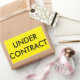 UNDER CONTRACT Sticker for Real Estate Sign | Zazzle
