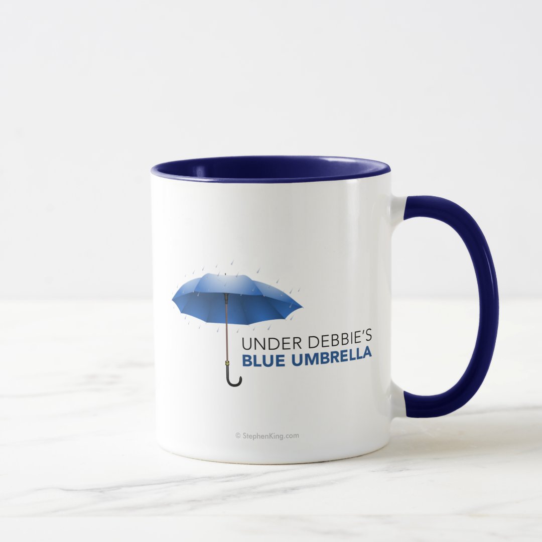 Under Debbie's Blue Umbrella Mug | Zazzle