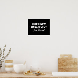 Under New Management Poster | Zazzle