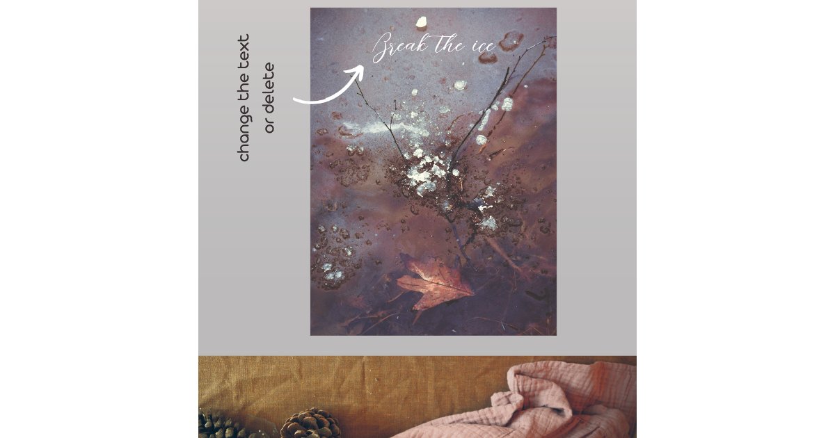 Under the ice poster | Zazzle