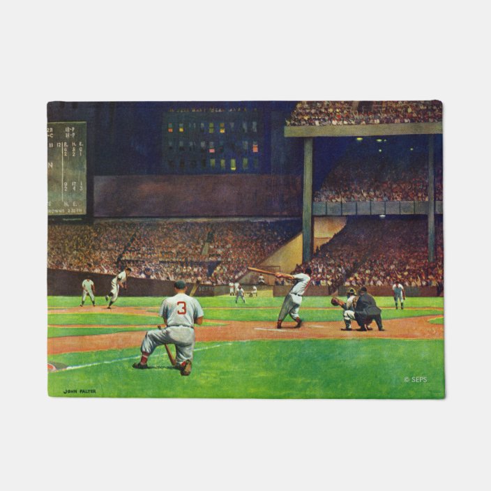 Under The Lights by John Falter Doormat | Zazzle.com