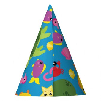 Under the Sea 1st Birthday Party Hats | Zazzle