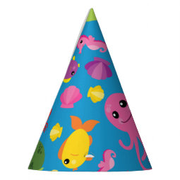 Under the Sea 1st Birthday Party Hats | Zazzle