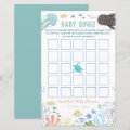 Under The Sea Baby Shower Baby Bingo | Zazzle
