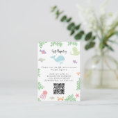Under the Sea Baby Shower Gift Registry QR Code Enclosure Card | Zazzle