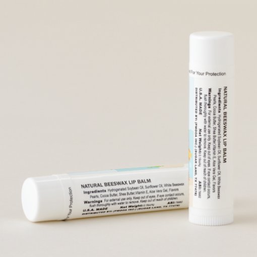 Under the Sea Baby Shower Octopus Crab Starfish Lip Balm | Zazzle
