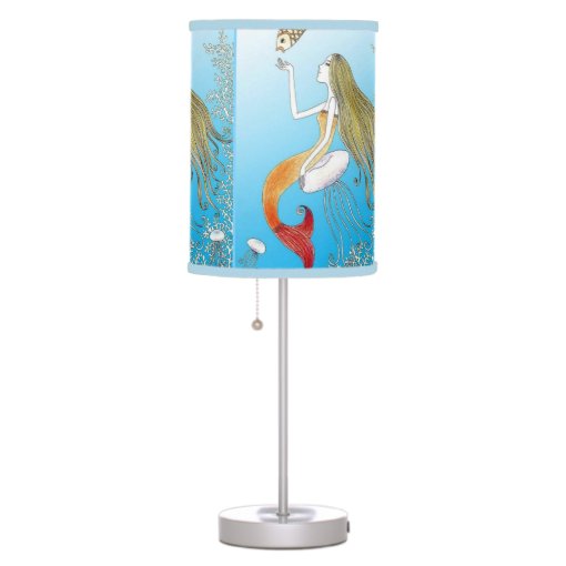 Under the Sea Beautiful Mermaid Table Lamp | Zazzle