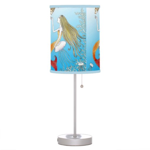 Under the Sea Beautiful Mermaid Table Lamp | Zazzle
