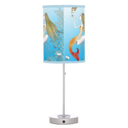 Under the Sea Beautiful Mermaid Table Lamp | Zazzle