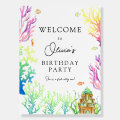 Under the Sea Birthday Welcome Sign | Zazzle