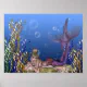 Under the Sea Blonde Mermaid Fantasy Print | Zazzle