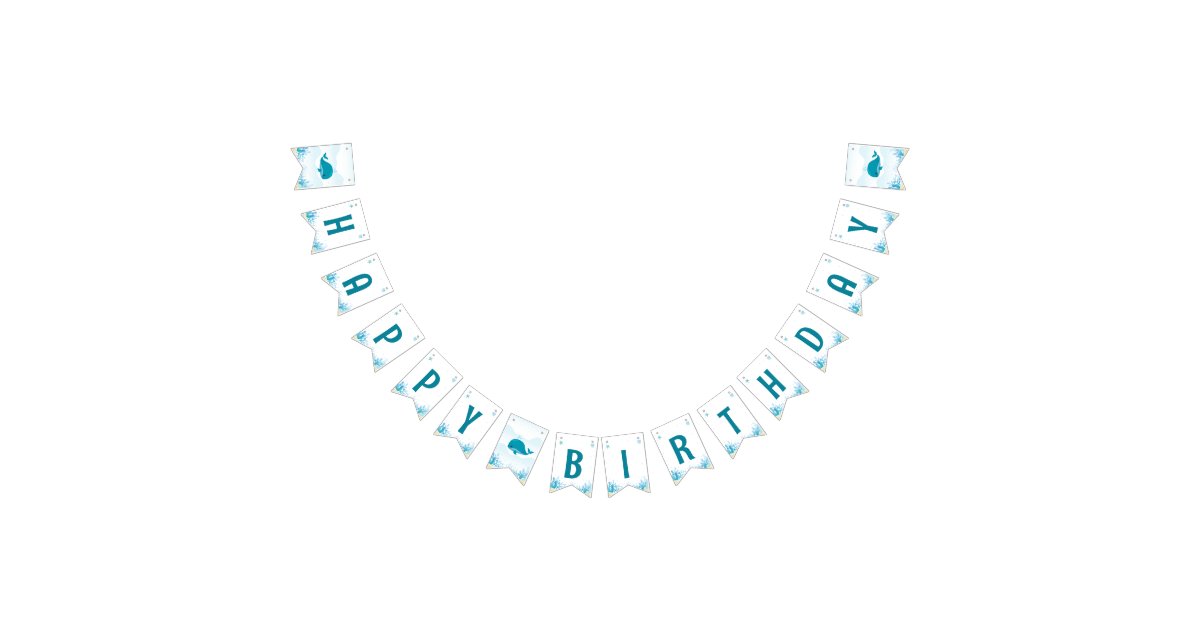 Under the sea bunting banner | Zazzle