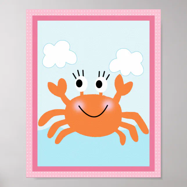Under the Sea/ Girl /Sealife/Pink Art Poster | Zazzle