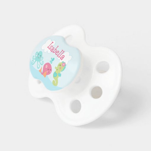 Under the Sea Life/Oceanlife Pairs Pacifier | Zazzle