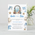 Under the sea ocean animals boy Baby Shower Invitation | Zazzle