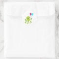 Under the Sea Octopus Birthday Classic Round Sticker | Zazzle