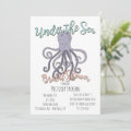 Under the Sea Octopus Bridal Shower Invitation | Zazzle