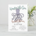 Under the Sea Octopus Bridal Shower Invitation | Zazzle