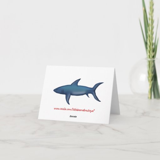 Under the Sea Shark Note cards | Zazzle