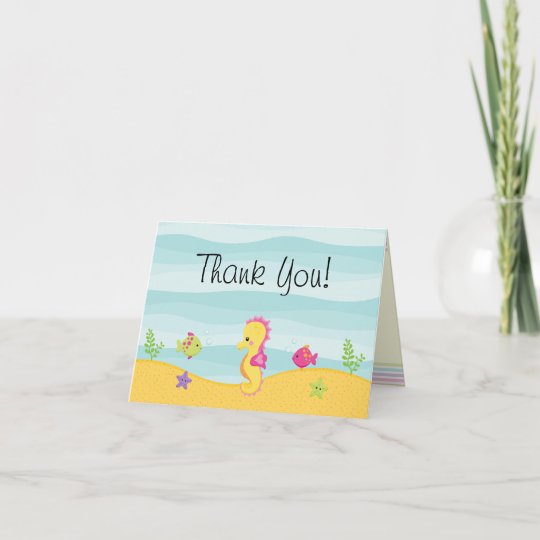 Under The Sea Thank You Cards | Zazzle.com