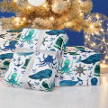 Under The Sea Watercolor Ocean Marine Nautical Wrapping Paper | Zazzle