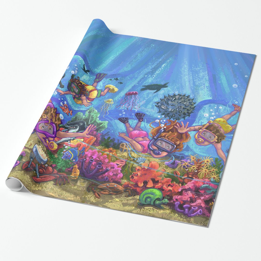 Under the Sea Wrapping Paper | Zazzle