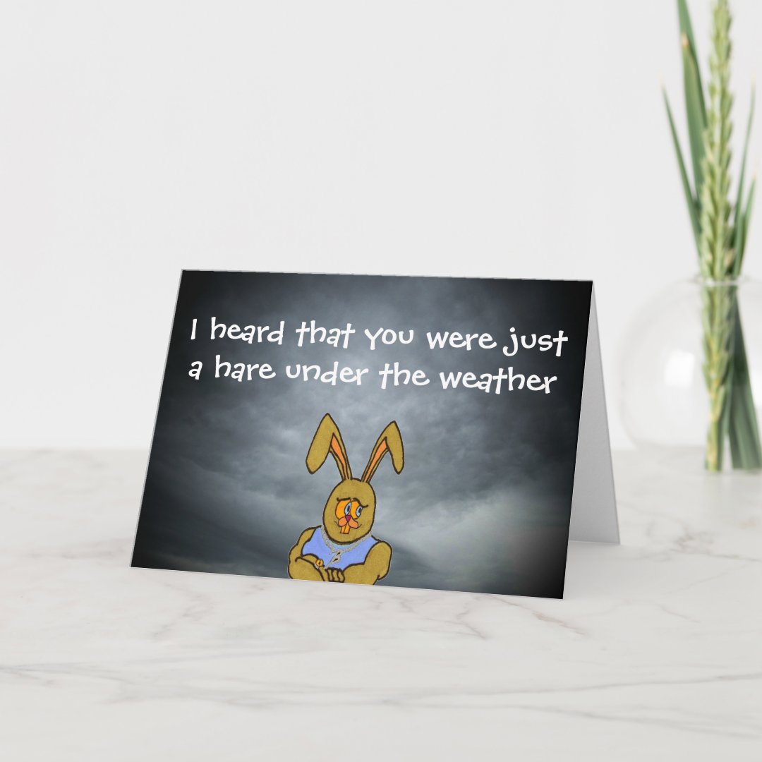 under the weather card | Zazzle