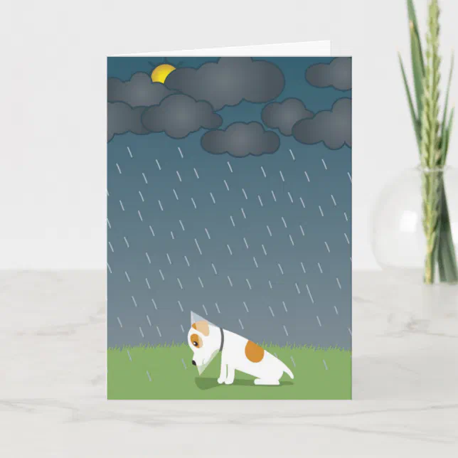 under the weather card | Zazzle