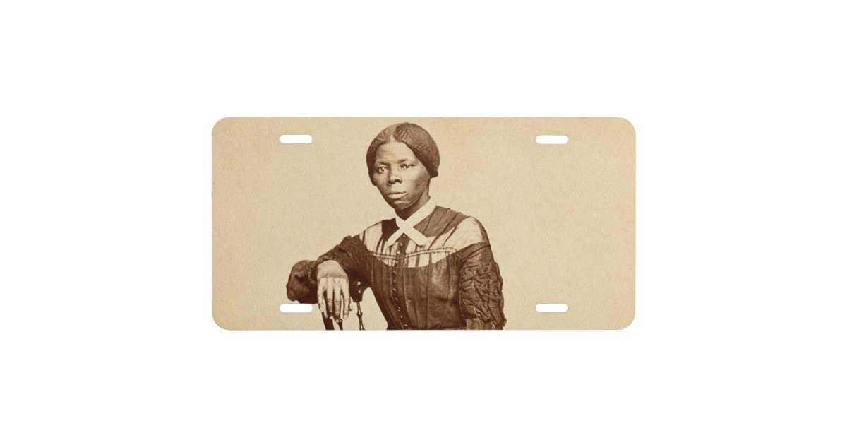 Underground Railroad Abolitionist Harriet Tubman License Plate | Zazzle