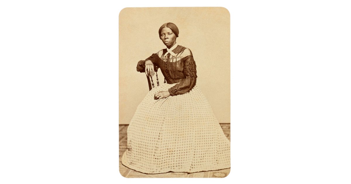 Underground Railroad Abolitionist Harriet Tubman Magnet | Zazzle