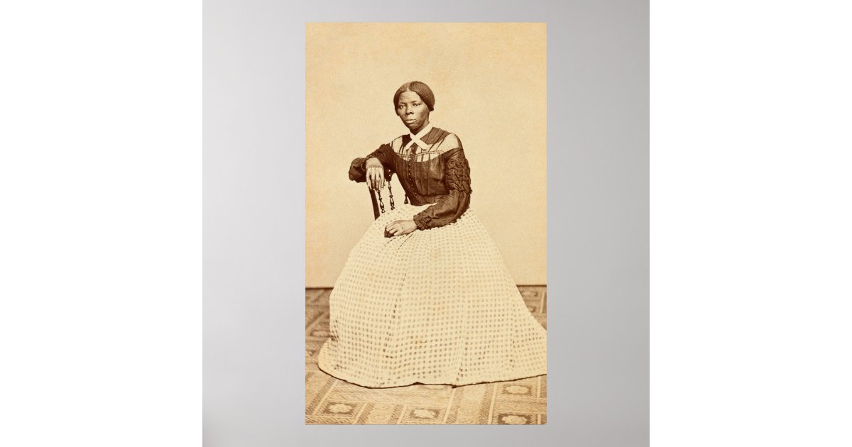 Underground Railroad Abolitionist Harriet Tubman Poster | Zazzle