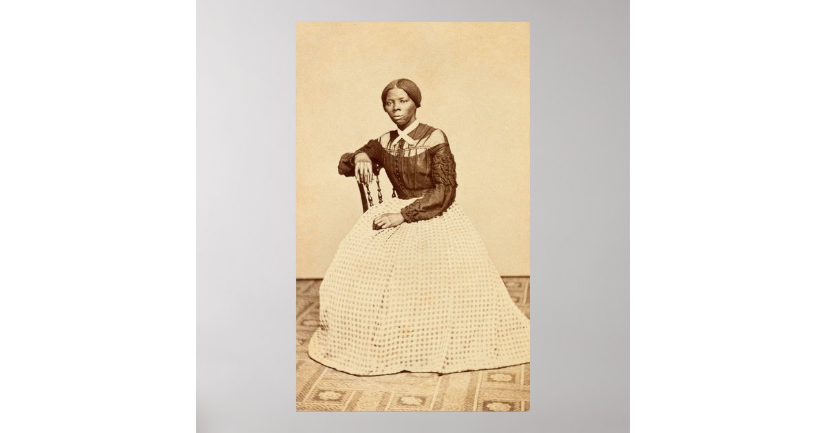 Underground Railroad Abolitionist Harriet Tubman Poster | Zazzle