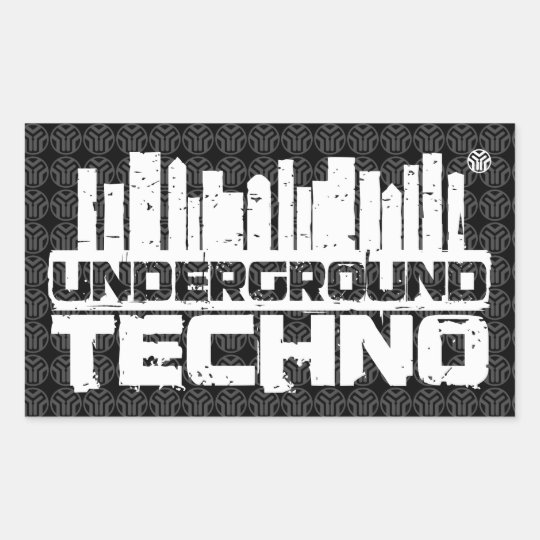 Underground Techno - Sticker | Zazzle.com