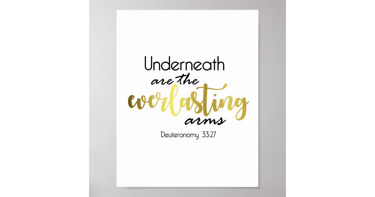 Underneath Are The Everlasting Arms Wall Art | Zazzle