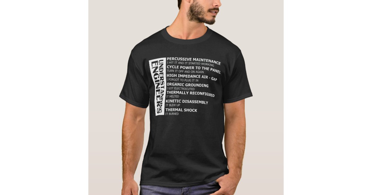 Understanding engineers T-Shirt | Zazzle