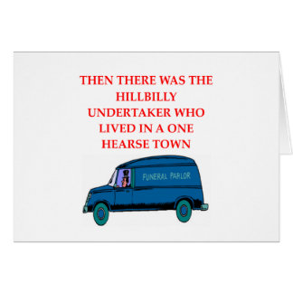 Funny Funeral Director Cards | Zazzle