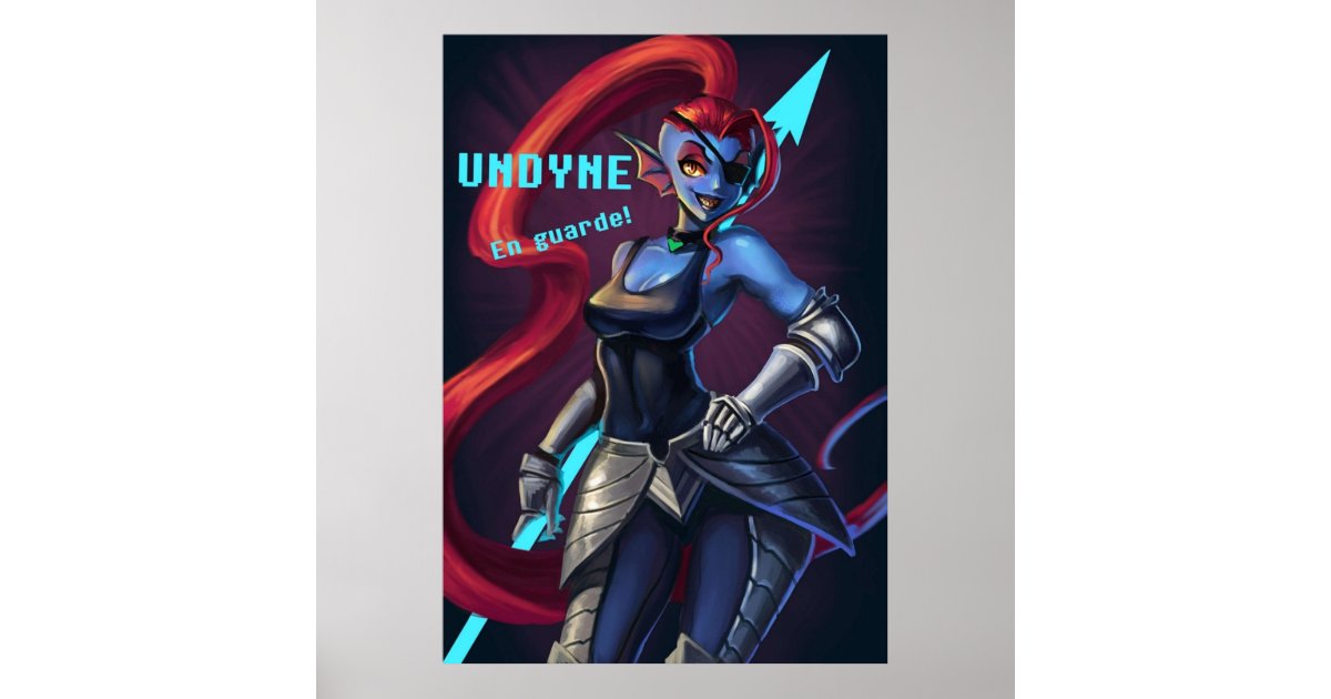 Undertale Undyne Poster | Zazzle