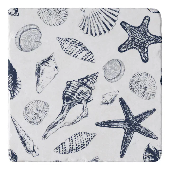 Underwater creatures trivet | Zazzle