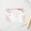 Underwater Seaweed Wedding Accommodation Enclosure Card | Zazzle