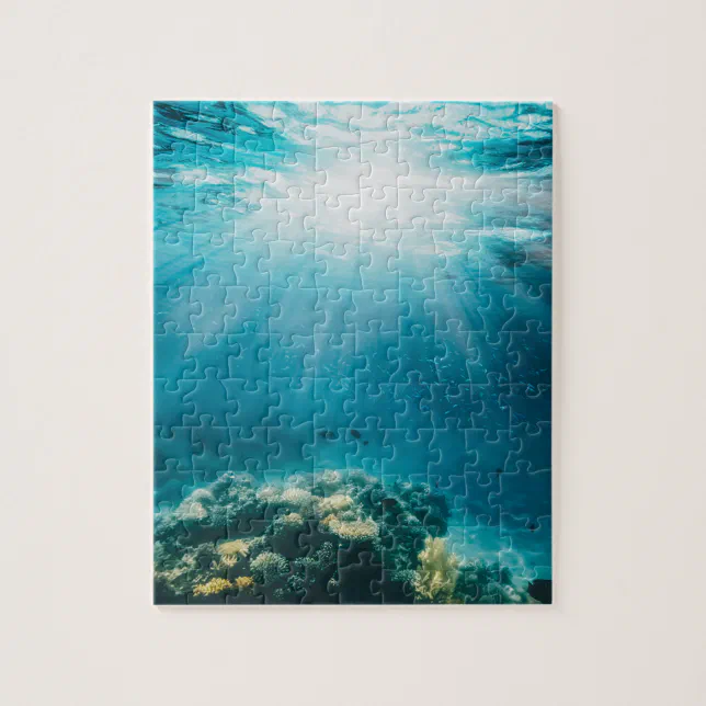 Underwater under Sea Ocean Water Jigsaw Puzzle | Zazzle