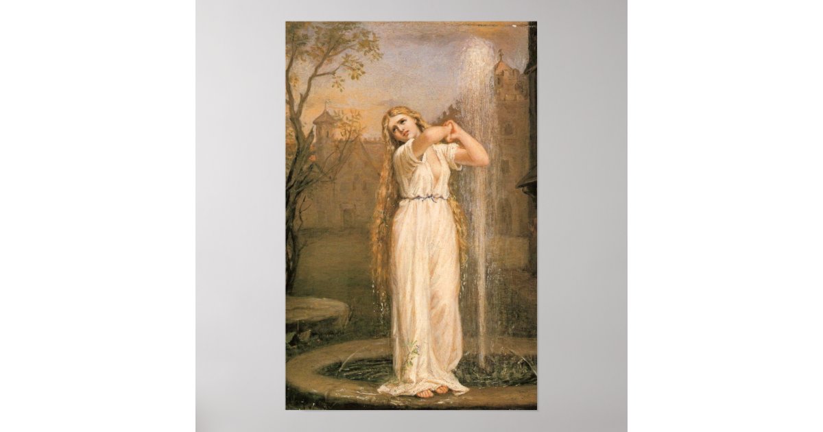 Undine by John William Waterhouse Poster | Zazzle