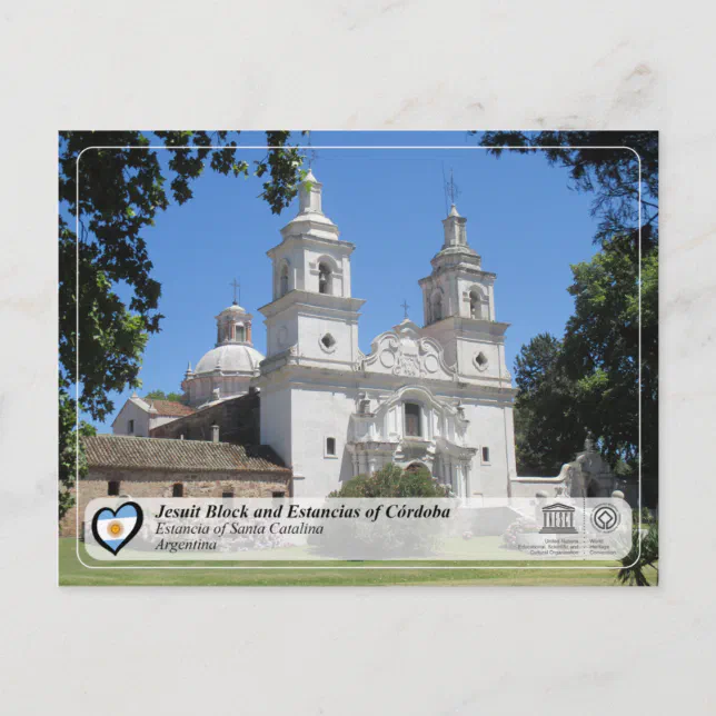 UNESCO - Jesuit Block and Estancias of Córdoba Postcard | Zazzle