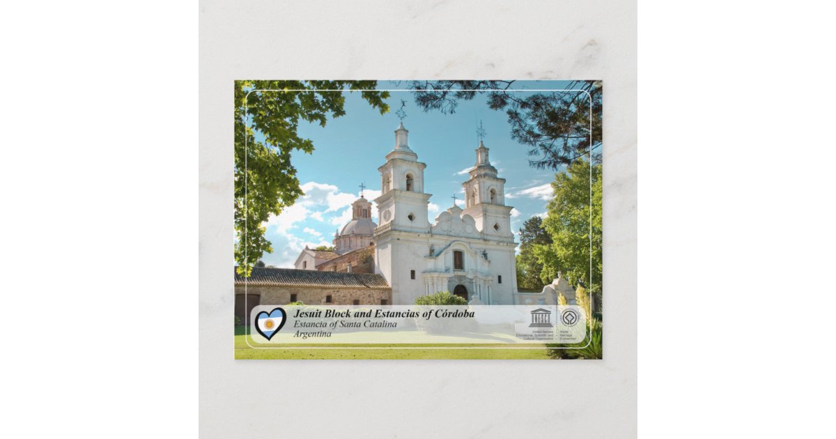 UNESCO - Jesuit Block and Estancias of Córdoba Postcard | Zazzle