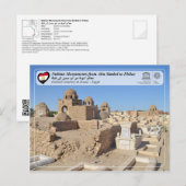 UNESCO - Nubian Monuments - Aswan Fatimid Cemetery Postcard | Zazzle