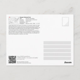 UNESCO - Olympic National Park - Hurricane Ridge Postcard | Zazzle