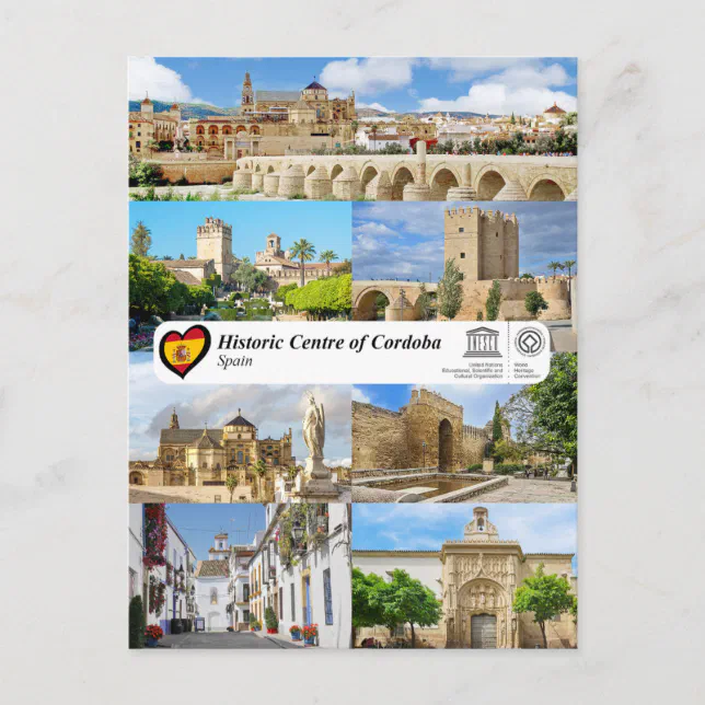 UNESCO WHS - Historic Centre of Córdoba Postcard | Zazzle
